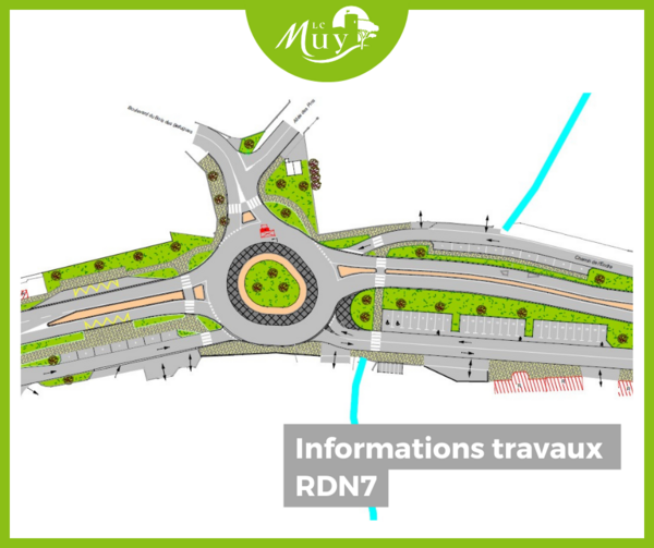 Avancée des travaux de la RDN7